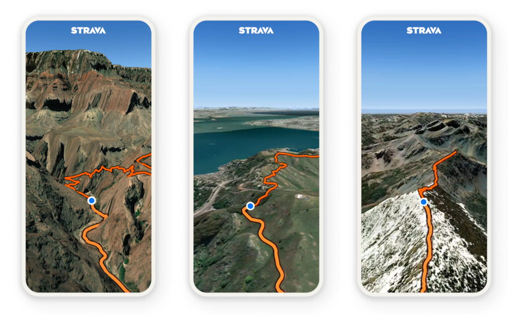 Strava's New Flyover Feature - A Birds-Eye View of GPS Activities on a ...